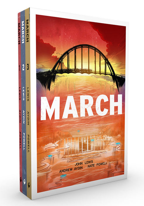 March (Trilogy Slipcase Set) | John Lewis (Author) + Andrew Aydin (Aut ...